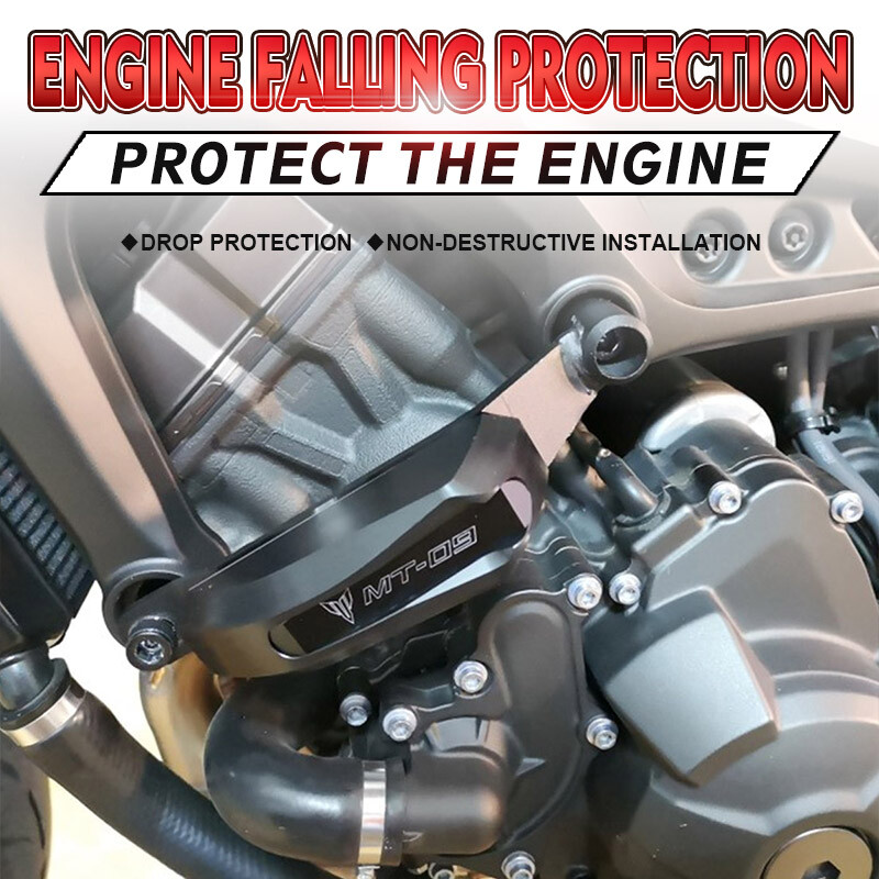 2014-2020 Yamaha MT-09 Motorcycle Engine Guard Crash Frame Protector ...