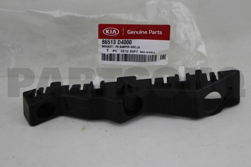 86513D4000 Genuine Hyundai / KIA BRACKET-FR BUMPER SIDE,LH | eBay