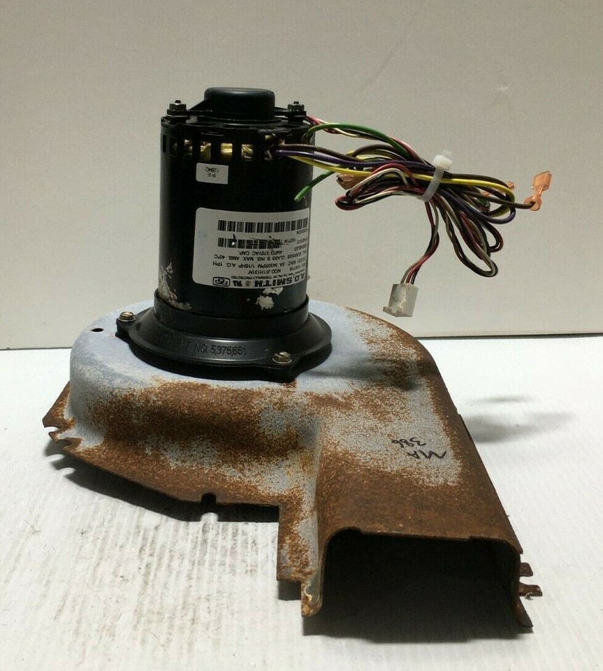 AO Smith JF1H131N HC30CK234 Draft Inducer Blower Motor Assembly used # ...