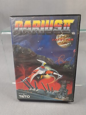 SEGA MEGADRIVE MEGA DRIVE MD Darius II 2 NTSC-J Japanese version Boxed ...
