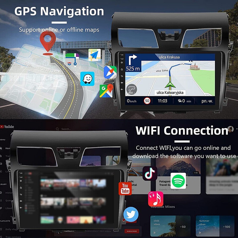 10.1" FOR NISSAN ALTIMA 2013-2015 APPLE CARPLAY GPS ANDROID 13 CAR ...
