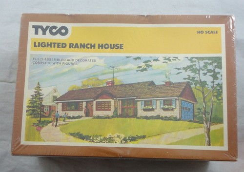 Tyco HO Scale Lighted Ranch House Building Set 944-700 | eBay