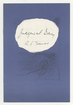 R S THOMAS / Judgment Day 1st Edition 1960 | eBay