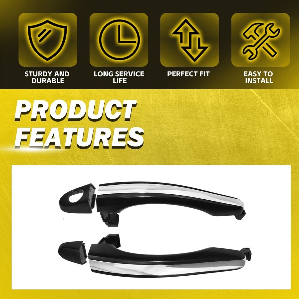 2x Inside Door Interior Handle For 2006-2011 Hyundai Azera Front Left ...