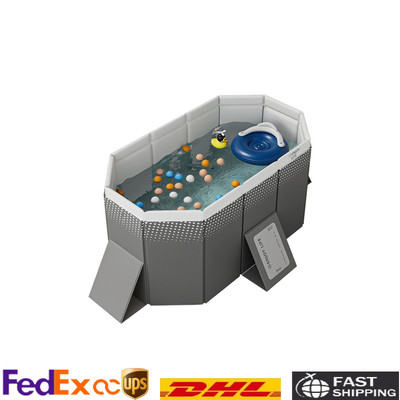 Foldable Family Swimming Pool Above Ground Garden Outdoor Kids Paddling ...