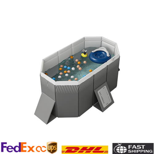 Foldable Family Swimming Pool Above Ground Garden Outdoor Kids Paddling ...