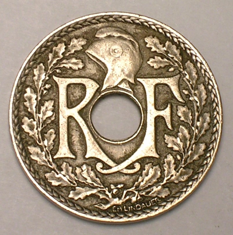 1924 France French 25 Centimes R&F Coin VF | eBay