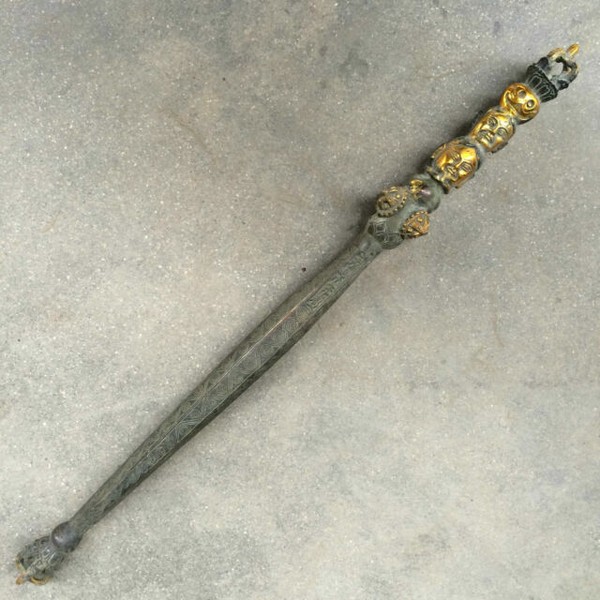 Exquisite Ancient Chinese Brass Carved Weapon Mace for sale online | eBay