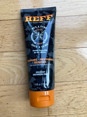 HEFF Non-Greasy Moisturizing Cream 4 oz. Hand -Elbow-Foot-Formula Men's ...
