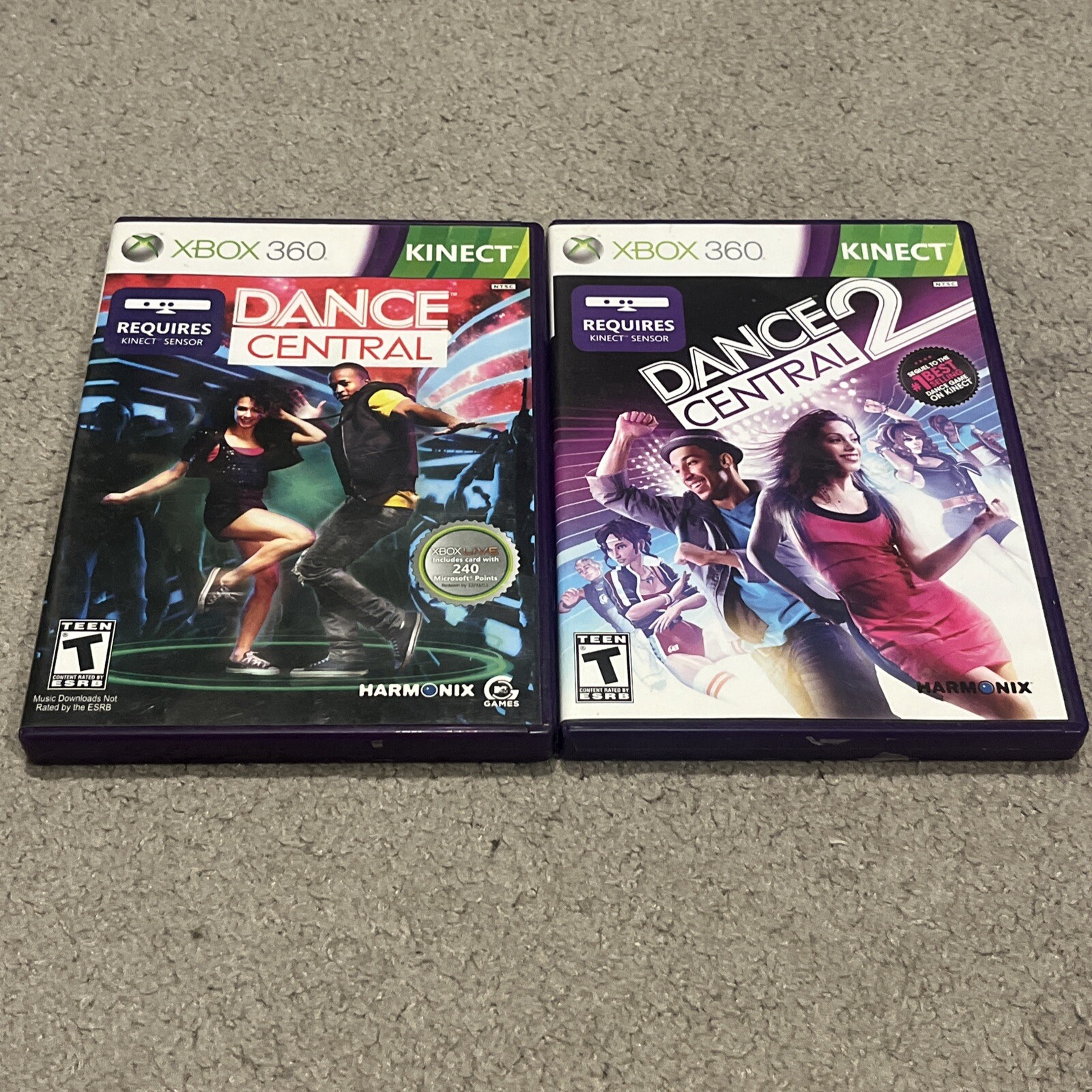 Dance Central 1 & 2 Bundle - Xbox 360 Game Complete CIB - Tested ...