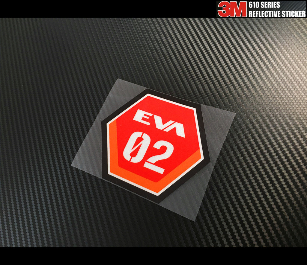 EVANGELION EVA 00 01 02 Sticker JDM Car / Motorcycle / Computer ...