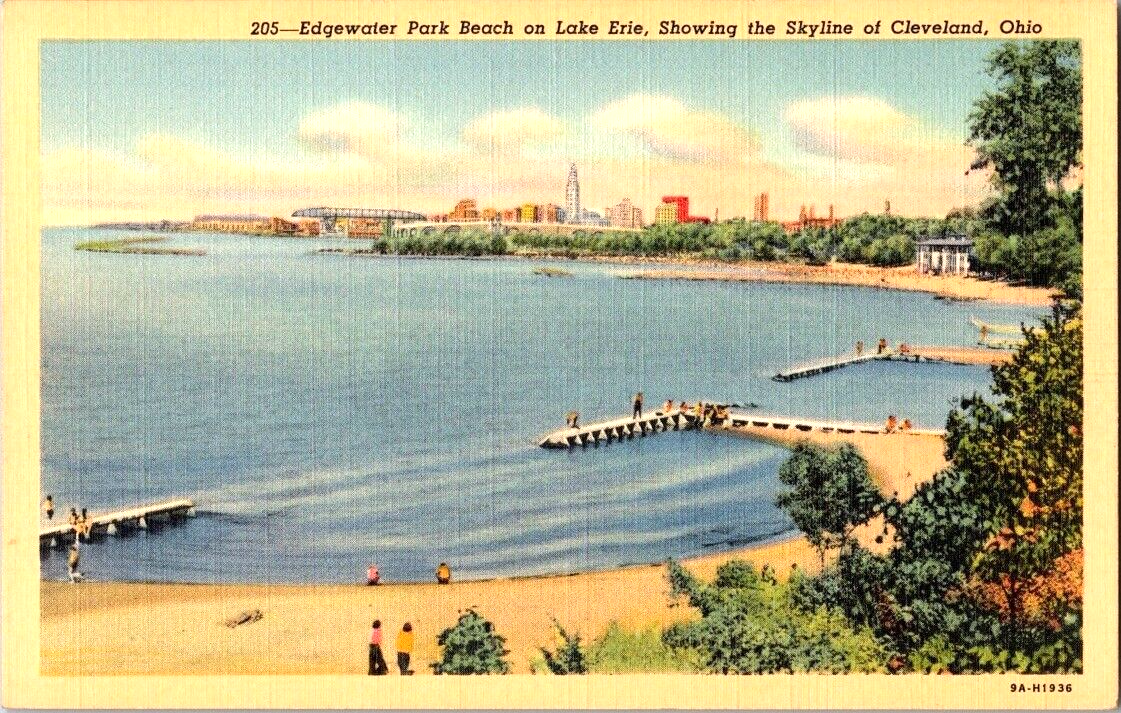 Playa Edgewater, Lago Erie, Ohio Edgewater Beach | Cleveland