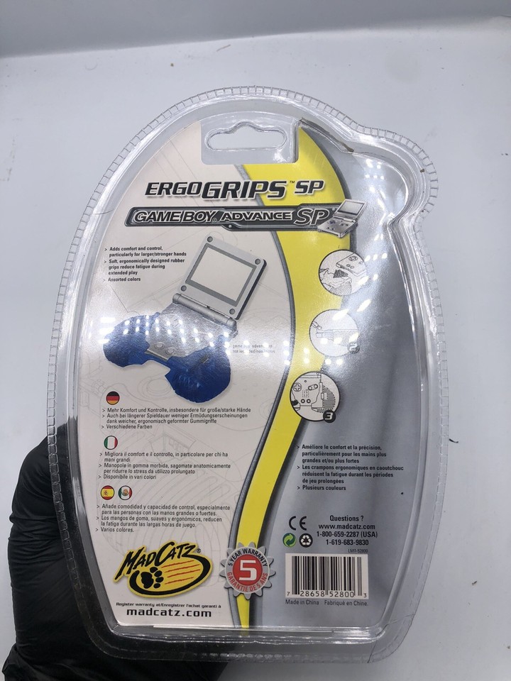 SEALED COLLECTORS Nintendo Game Boy Advance SP Comfort Grip - Mad Catz ...