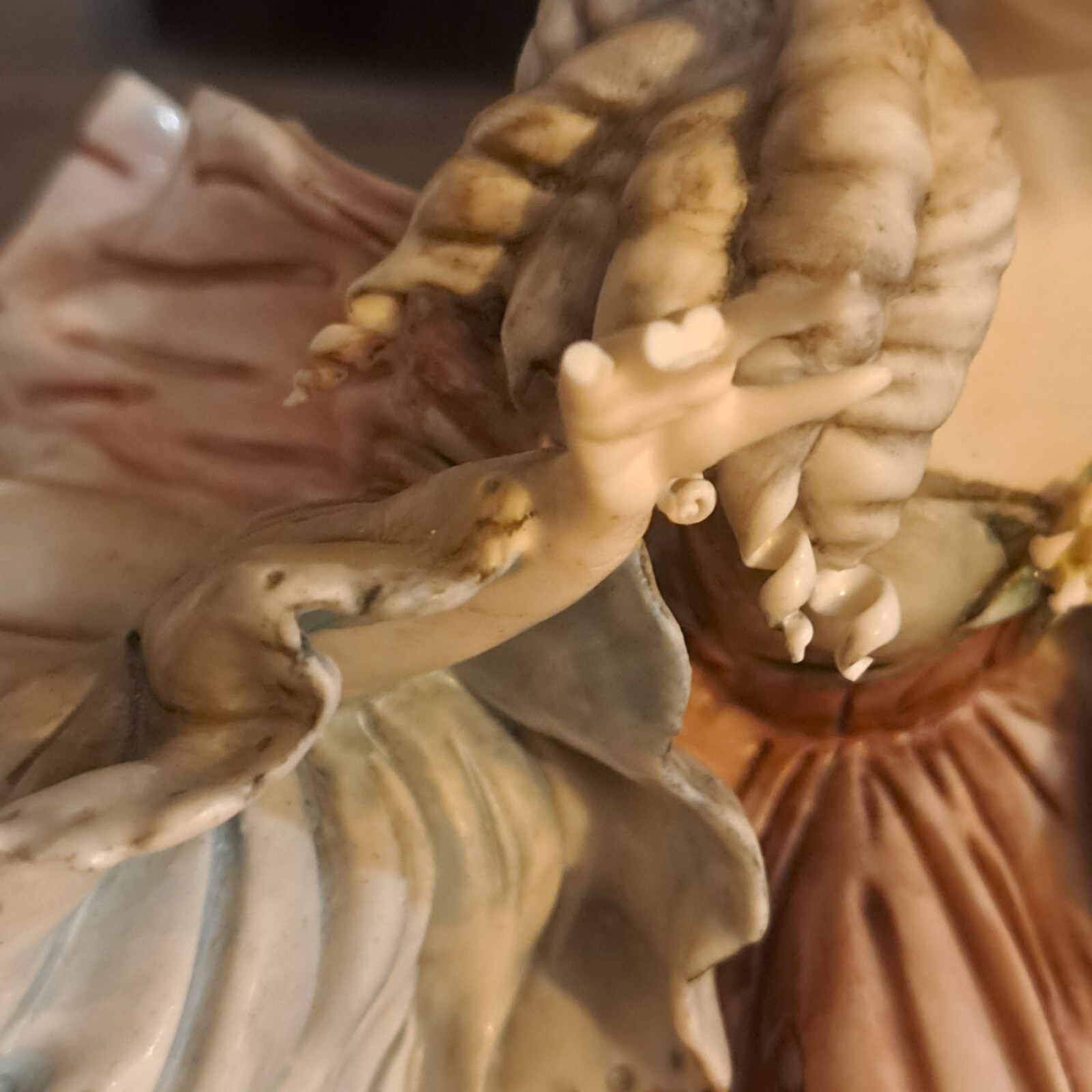 Tiziano Galli Beautiful Young Girl Dress On Victorian Style Sculpture ...