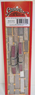 Chooch Enterprises INC HO & N Scale 20 Ton Structural Beam Load #7274 ...