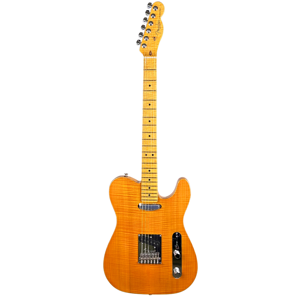 Fender American Select Series Carved Top Maple Telecaster Amber W/OHSC ...
