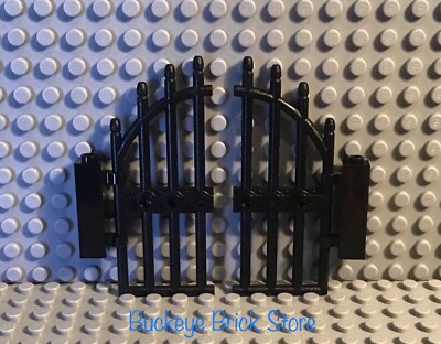 LEGO Bricks & Building Pieces LEGO Black Pair Castle Courtyard ...