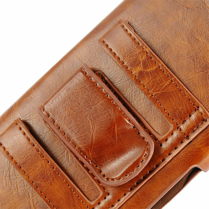Universal Cell Phones Pouch Case Horizontal PU Leather Holster With ...