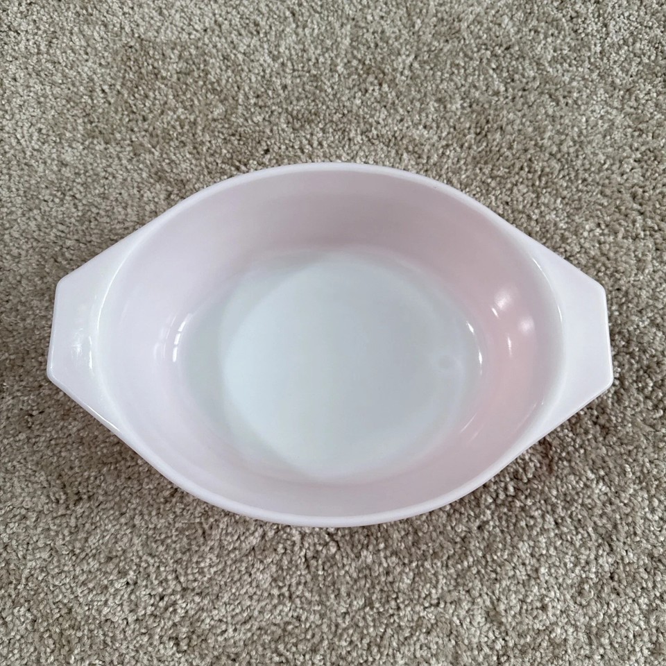 Vintage PYREX PINK DAISY Cinderella CASSEROLE BAKING DISH No Lid 043 1 ...