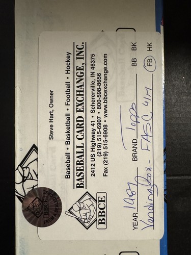 1987 Topps Football Unopened Vending Box BBCE FASC Wrapped (From A ...