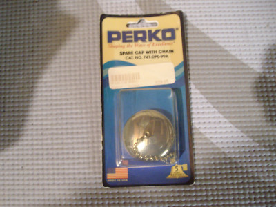 NOS OEM PERKO SPARE CAP W/ CHAIN 741-DP0-99A CHROME BRONZE BC6 | eBay