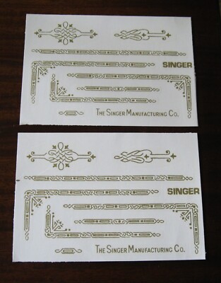 TWO SINGER SEWING FEATHERWEIGHT 221 NO TRIM TRUE WATERSLIDE RESTORATION ...