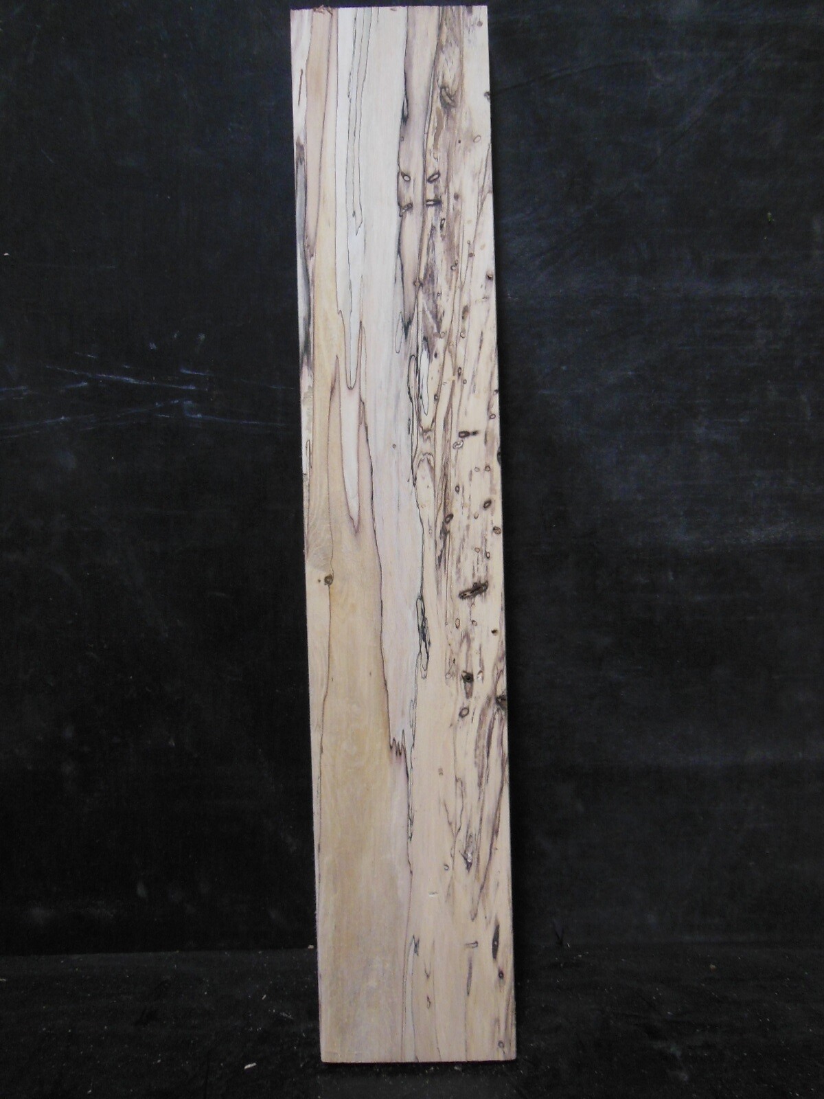 PK=1157_ Wormy Spalted Maple Board 29"x 5 1/2" x 1 1/8" | eBay