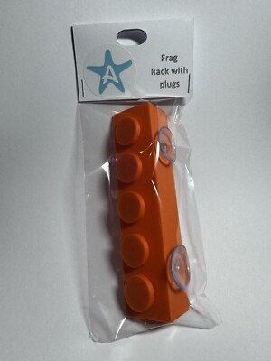 🪸Coral frag Rack , 3D Printed Orange Included 5 Matching Frags | eBay UK