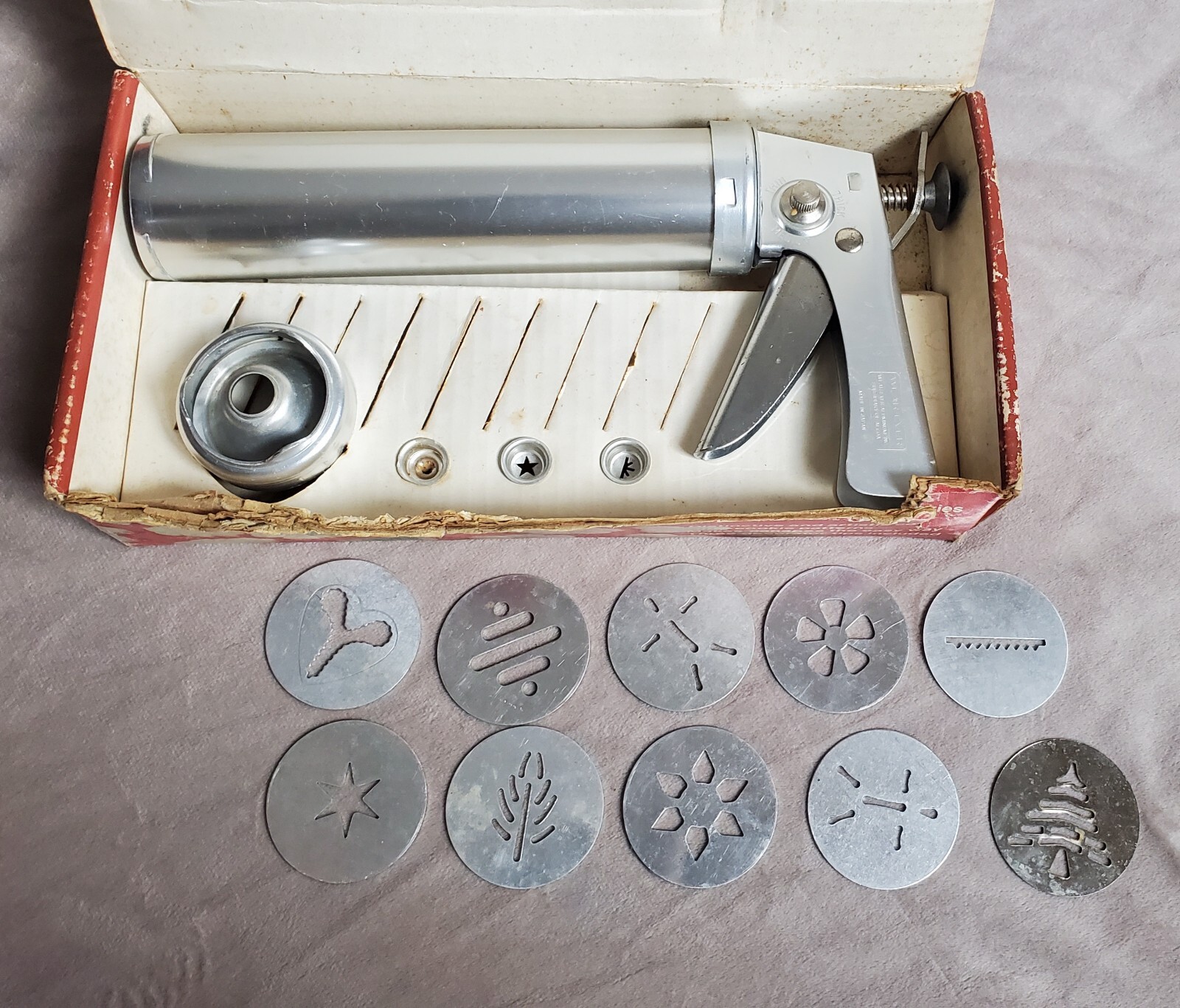Wear-Ever Cookie Gun & Pastry Decorator #3365 in Original Box Vintage ...