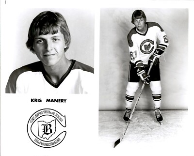 CGE6 Original Photo KRIS MANERY 1977-78 CLEVELAND BARONS NHL ICE HOCKEY ...