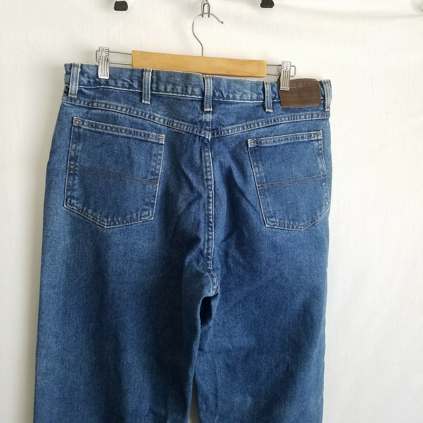 Mens Unifirst Cotton Denim Blue Jeans size 38x34 | eBay