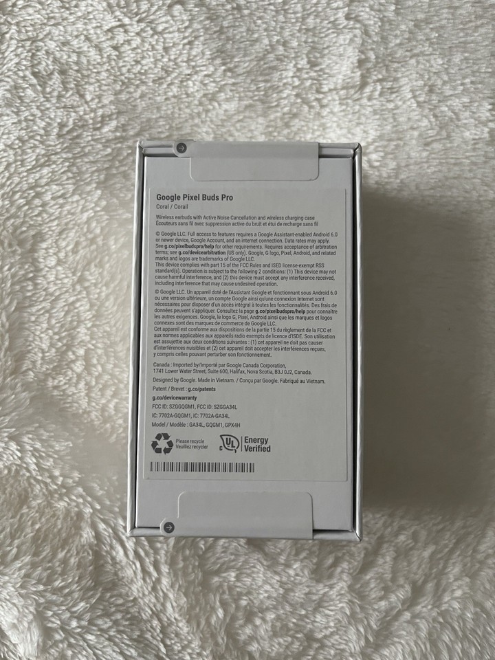 Google Pixel Bud Pro Wireless Noise Cancellation Earbuds New Sealed ...