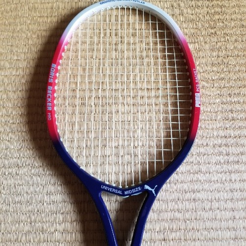 PUMA BORIS BECKER PRO with cover PCS Coin tennis racket Japan | eBay