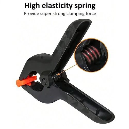 12 X Large Spring Clamps 6 Set Heavy Duty Market Tarpaulin Quick Grip ...