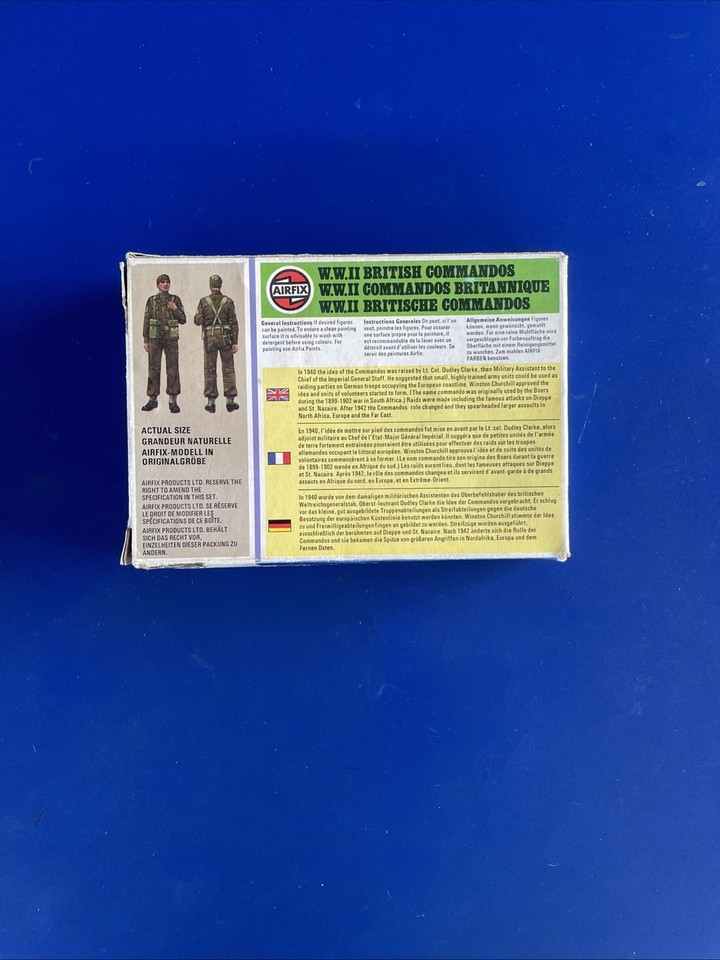 Airfix Toy Soldiers Boxed British Commandos 1/32 Scale WW2 x 14 | eBay UK