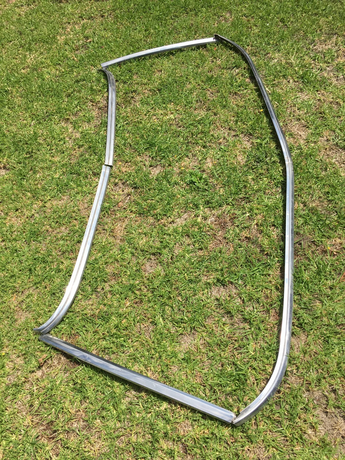 Holden hQ hj hx hz wb windscreen chrome moulds set front suit Panel Van ...