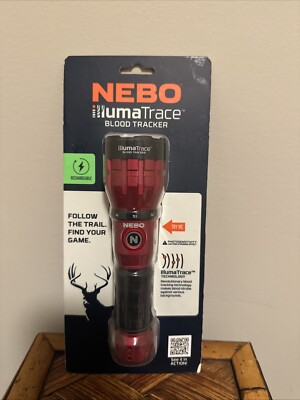 Nebo Illumatrace Blood Tracker Flashlight Red 150/170 Lumens WhiteLED ...