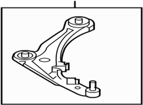 54500-9N00B Nissan Link compl-transverse, rh 545009N00B, New Genuine ...