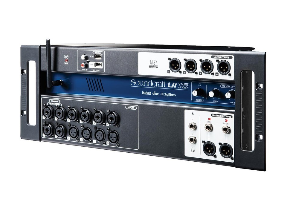 Soundcraft Ui16 Rackmount Digital Mixer PRO AUDIO - DEMO - PERFECT ...