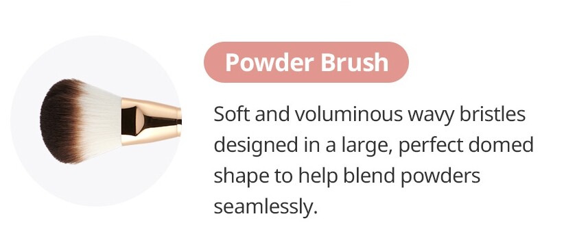 ATOMY Adelica Makeup Brush 5-types Powder Blusher Shading Brush K-Beauty Korea | eBay