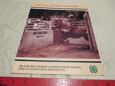 Your AK-SAR-BEN Magazine, Summer 1986, World Championship Rodeo, Omaha ...