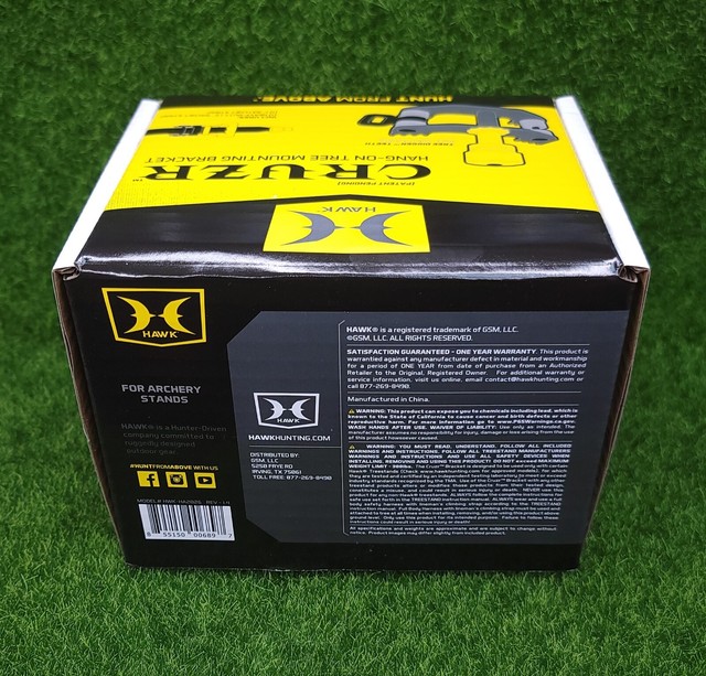 Hang On Tree Stands Hawk Cruzr Bone Collector Hang-On 1-Piece Big Game ...