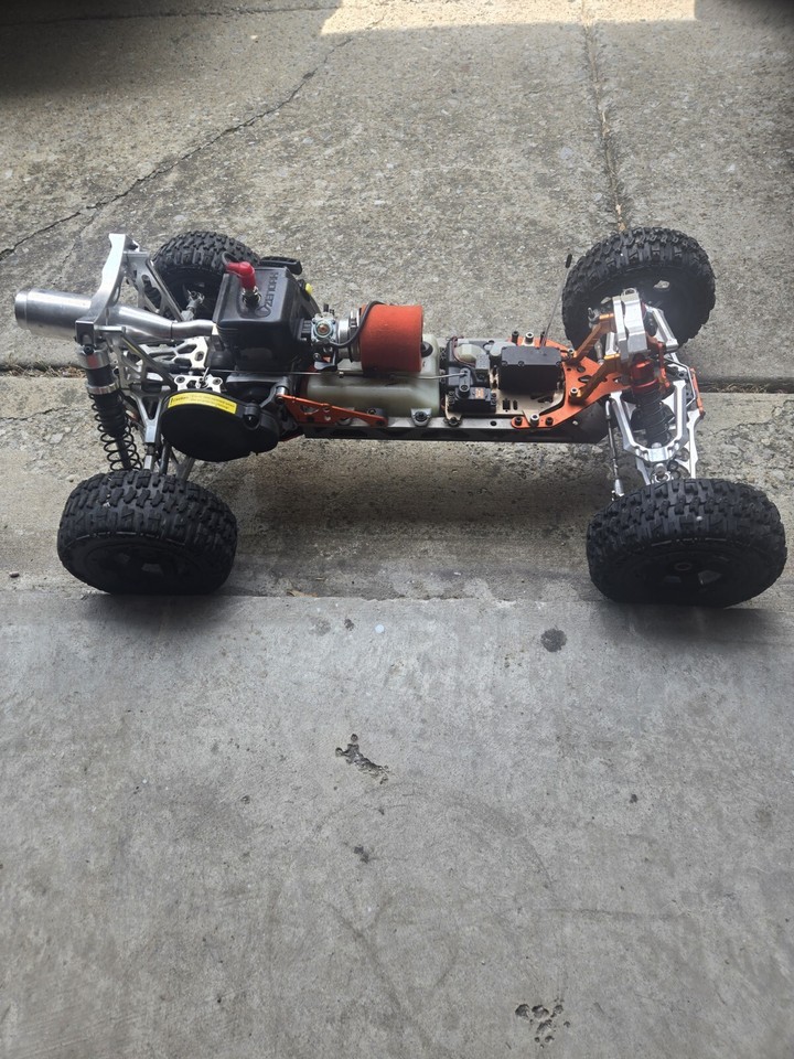 HPI 1/5 Scale Baja 5b Full Metal Build RC Buggy Car Remote Control Gas ...