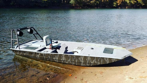 Major Discount!! Camouflage Bottomland Style Jon Boat Vinyl Wrap ...