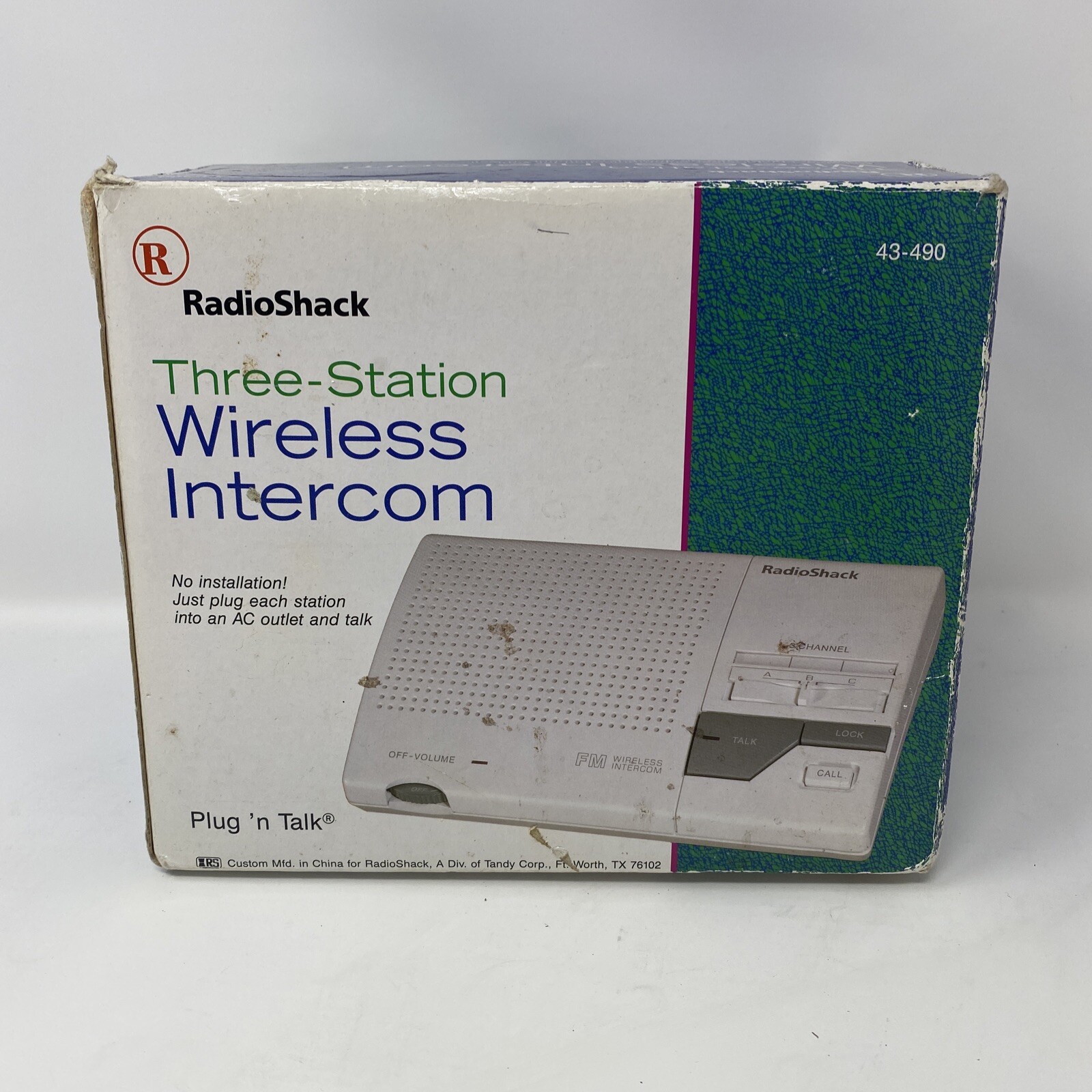 New Radio Shack Three Station Wireless Intercom Plug 'n Talk 43-490 | eBay