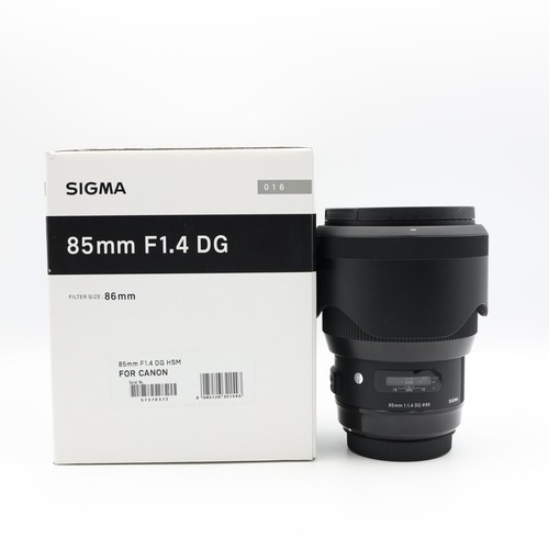 Sigma 85mm 1.4 DG HSM ART Lens for Canon EF - Open Box, New Condition ...
