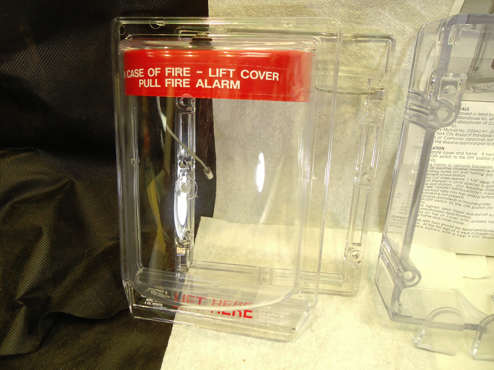 NEW SIMPLEX 2099-9821 WEATHERPROOF SHIELD & SPACER PULL STATION ...