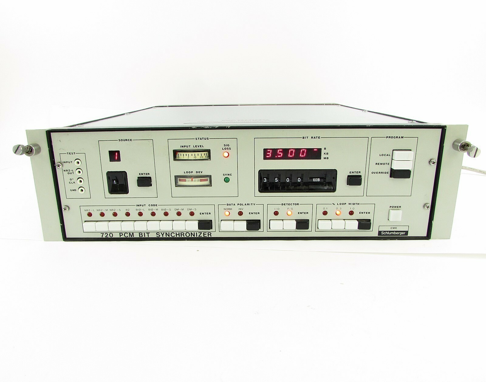 EMR Schlumberger 720-03-0-1-4 720 PCM Bit Synchronizer - Assembly 28370 ...