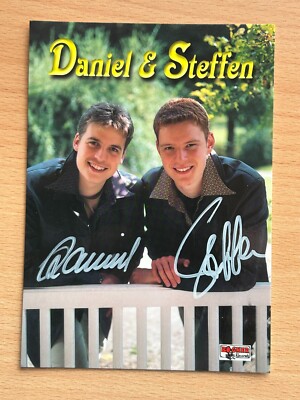 Daniel & Steffen Autogrammkarte #7747 | eBay.de