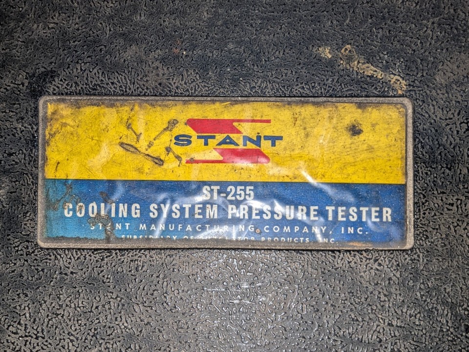 Vintage Stant ST-255 Auto Car Cooling System Pressure Tester - Made in ...